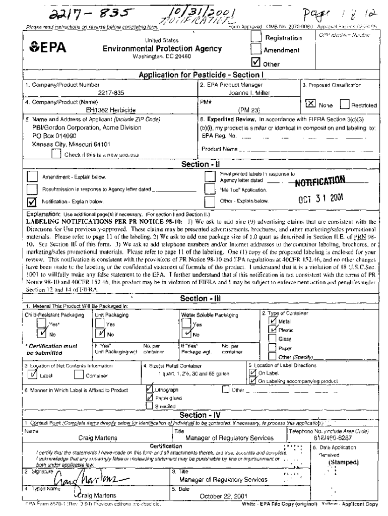 Fillable Online www3.epa.govpesticideschemsearchPietlse read ...