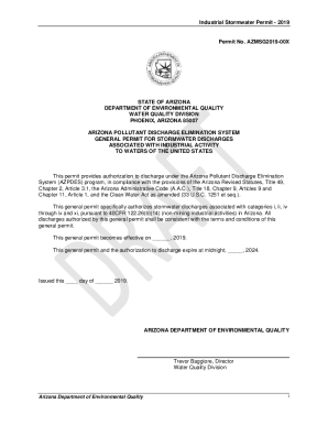 Fillable Online Industrial stormwater permit - Washington State ...