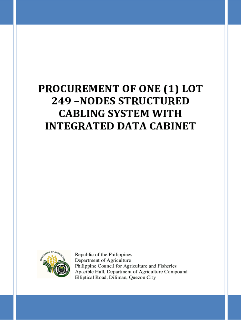 Fillable Online www.dof.gov.phwp-contentuploadsBid docs Structured ...