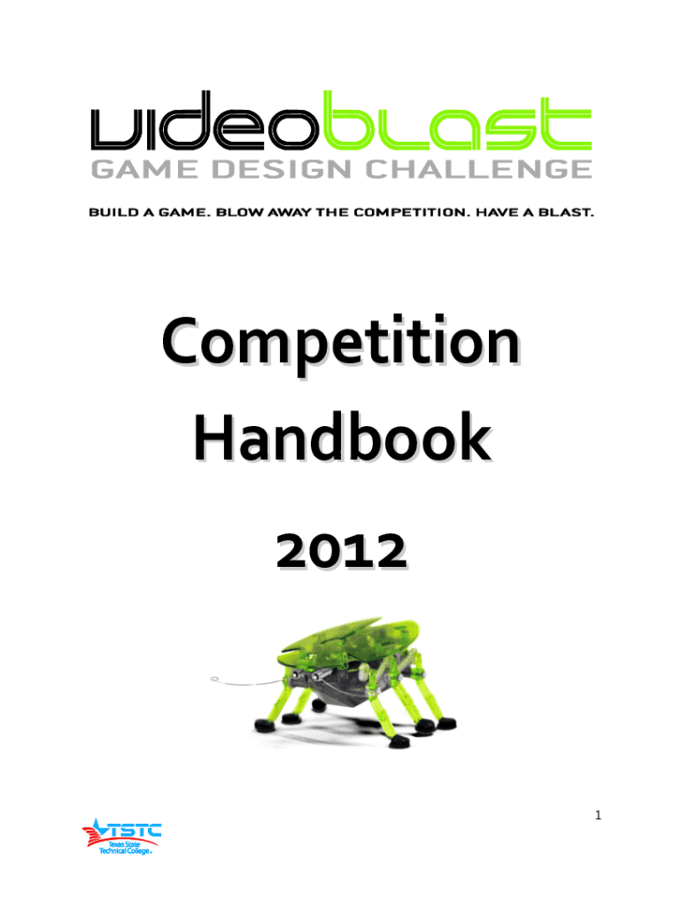 Fillable Online Competitive Events Handbook Table of Contents Fax Email ...