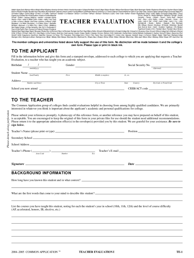 Fillable Online common application - PDF Free Download Fax Email Print ...