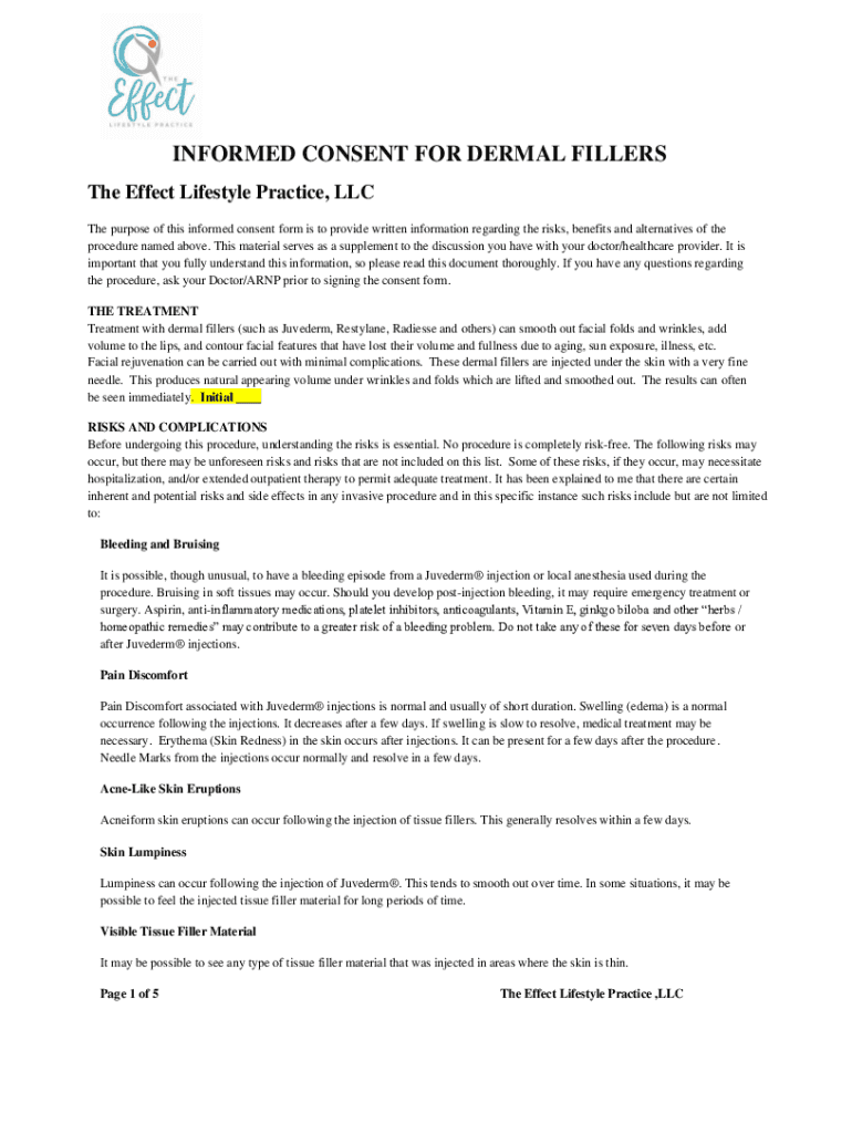 Fillable Online Printable Dermal Filler Consent Form Fax Email Print ... Fillable Online Printable Dermal Filler Consent Form Fax Email Print ...