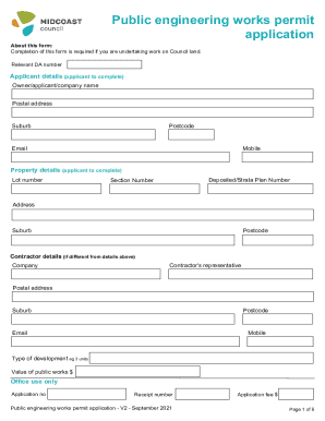 Fillable Online Fill - Free fillable Engineering Permit Application ...