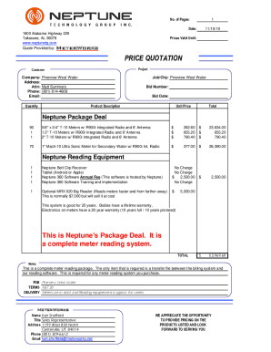 Fillable Online QUOTATION FORM Fax Email Print - pdfFiller