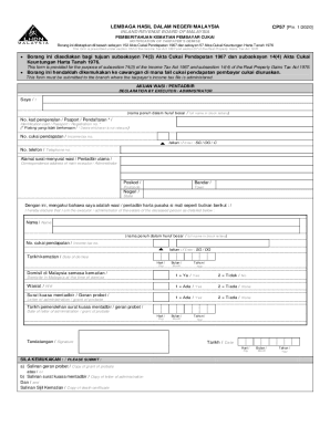 Fillable Online www.incometax.myincometaxofficesHeadOfficeInland ...