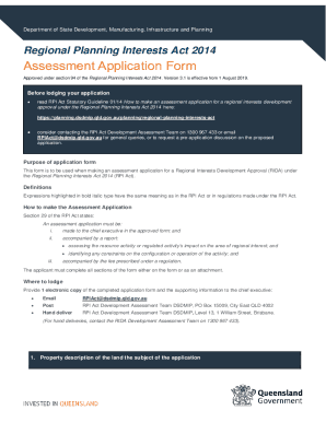 Fillable Online The Department Of State Development, Manufacturing ...