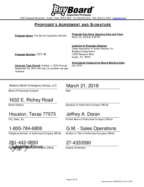 Fillable Online Re: Notice of The Local Government Purchasing ...