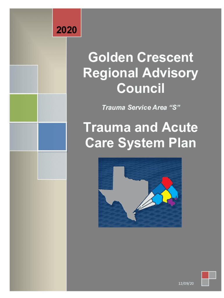 Fillable Online Trauma Service Area-H Regional Advisory CouncilLufkin ...