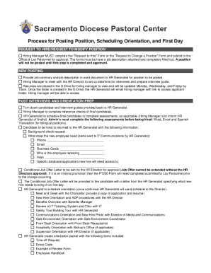 Fillable Online New employee orientation checklist Fax Email Print - pdfFiller