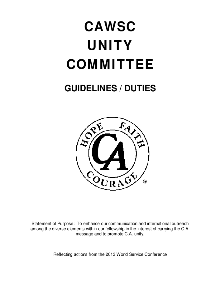 Fillable Online Fillable Online ca-scta CAWSC UNITY COMMITTEE - bcab ...
