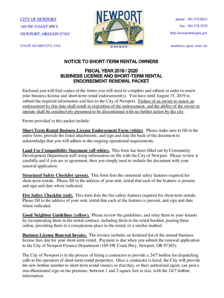 Fillable Online CITY OF NEWPORT Fax Email Print - pdfFiller