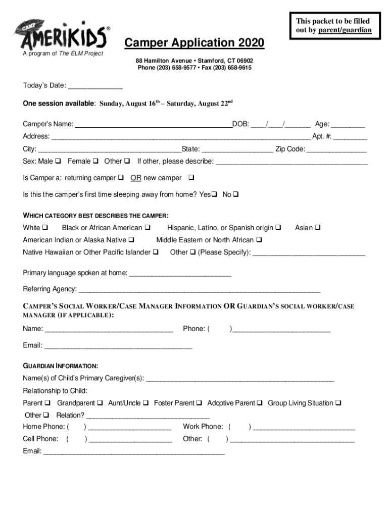 Fillable Online Packet 3/ application filled out by... - US Embassy and ...