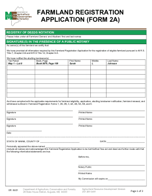 Fillable Online FREE 7+ Sample Farmer Registration Forms in PDFMS ...