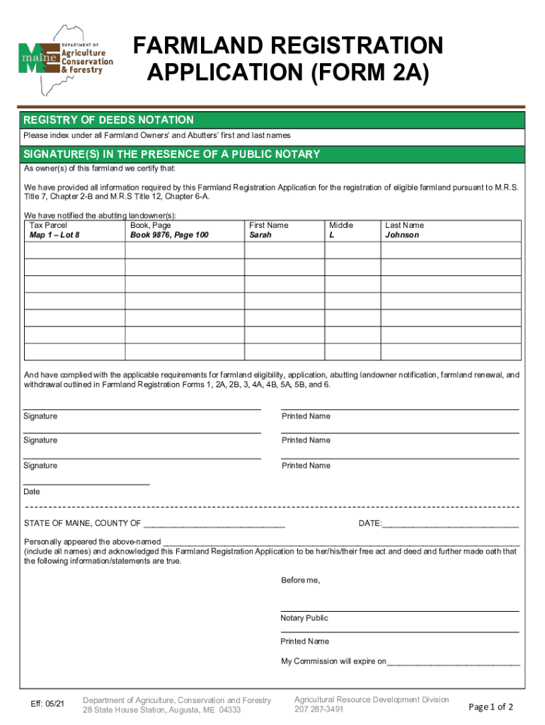 Fillable Online FREE 7+ Sample Farmer Registration Forms in PDFMS WordFREE 7+ Sample Farmer ...