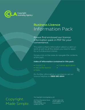 Fillable Online www.cla.co.uk default filesLaw Licence Application Form ...