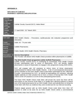 Pharmacy Health Checks Service Specification : Community ... Doc ...