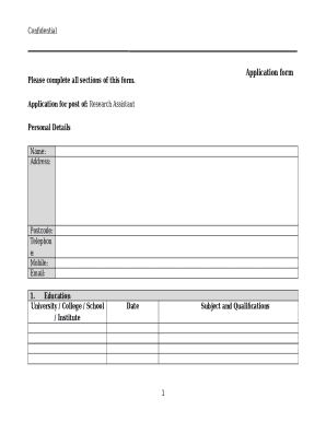 Please Complete All Sections of This Application ... - healthwatchsuffolk co Doc Template ...