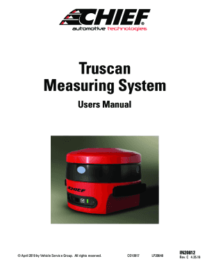 Fillable Online Truscan Measuring System - Chief Technology CLASS 3R ...