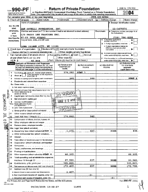 Fillable Online Form 990-P'F Return ofPrivate Foundation Treated as a ...