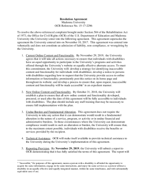 Fillable Online www2 ed Resolution Agreement Nevada Department of ...