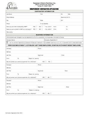 Fillable Online Fill - Free fillable INDEPENDENT CONTRACTOR AGREEMENT PDF form Fax Email Print ...