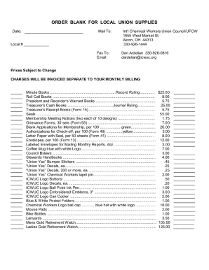 Fillable Online cocodoc.comform1175820-LocalUnionSup-pliesLOCAL UNION ...