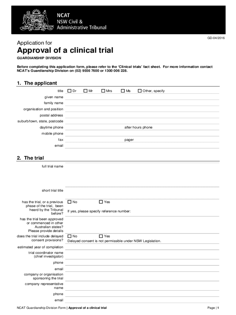 Fillable Online Posting Clinical Trial Informed Consent Forms Fax Email ...
