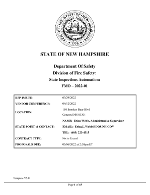 Fillable Online Fillable STATE OF NEW HAMPSHIRE DEPARTMENT OF SAFETY ...