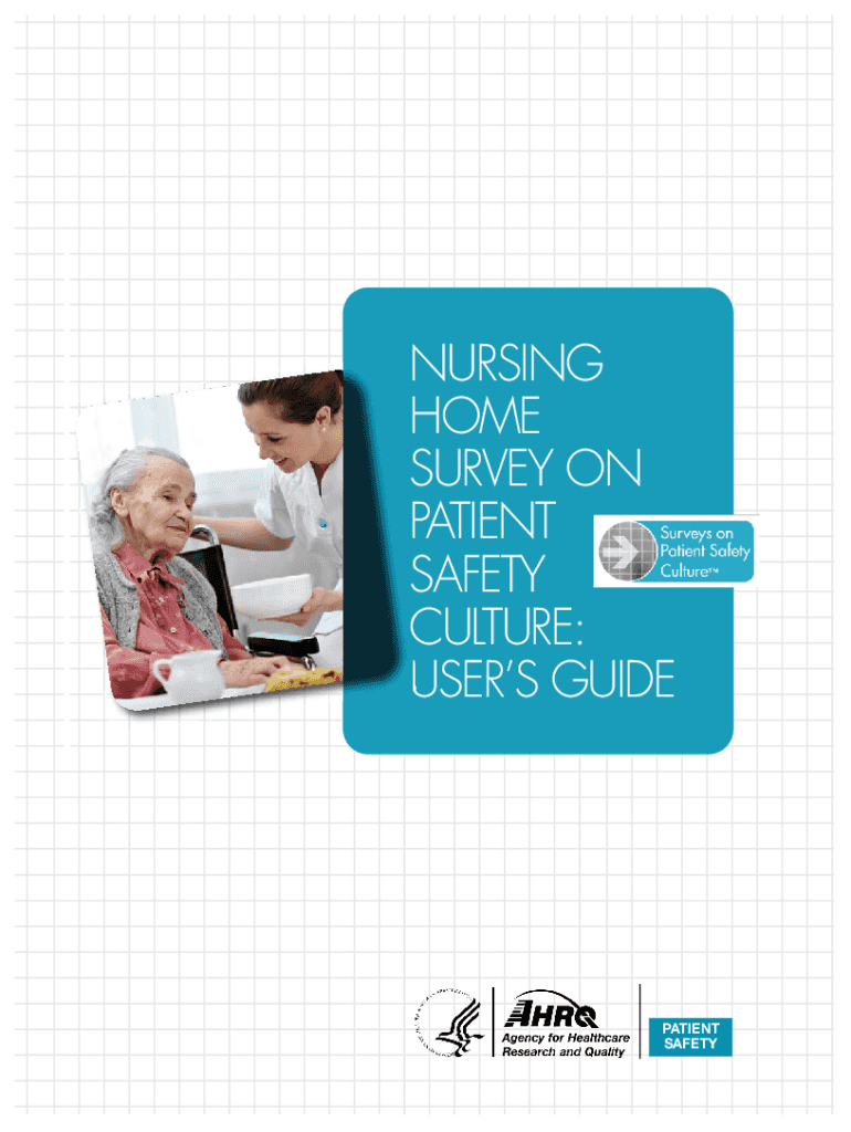 Fillable Online AHRQ Nursing Home Survey on Patient Safety Culture ...