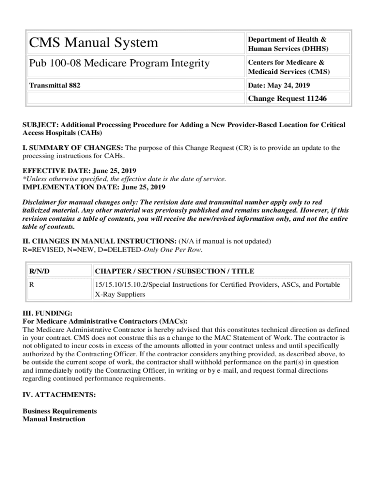 Fillable Online www.cms.gov Regulations-and-Guidance GuidanceCMS Manual ...