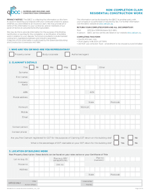 Fillable Online Fillable Online Non-completion Claim Form Fax Email ...