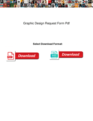 Fillable Online Graphic Design Request Form - Design and Printing ...