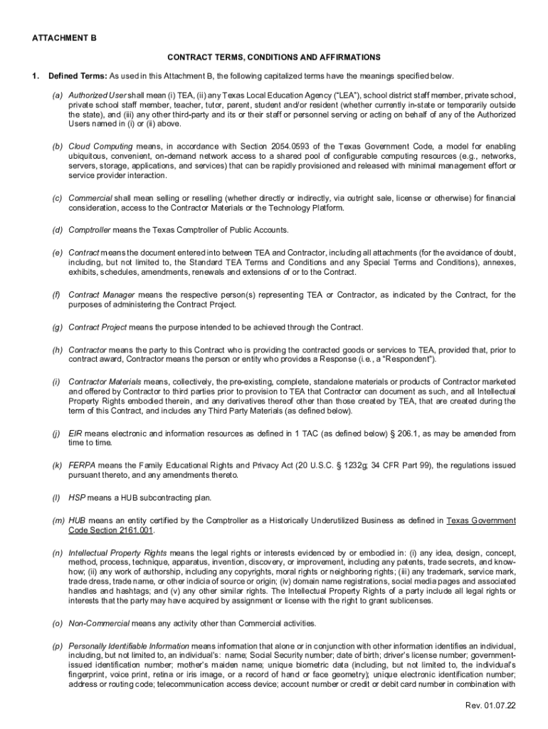 Fillable Online Contract Terms, Conditions and Affirmations. Form Fax Email Print - pdfFiller