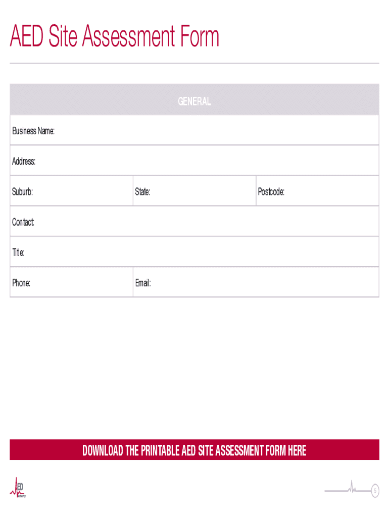 Fillable Online Automated External Defibrillators (AEDs)FDAAutomated External Defibrillator (AED ...