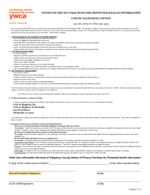 Fillable Online www.hhs.govguidancedocumentNOTICE OF PRIVACY PRACTICES FOR PROTECTED HEALTH ...