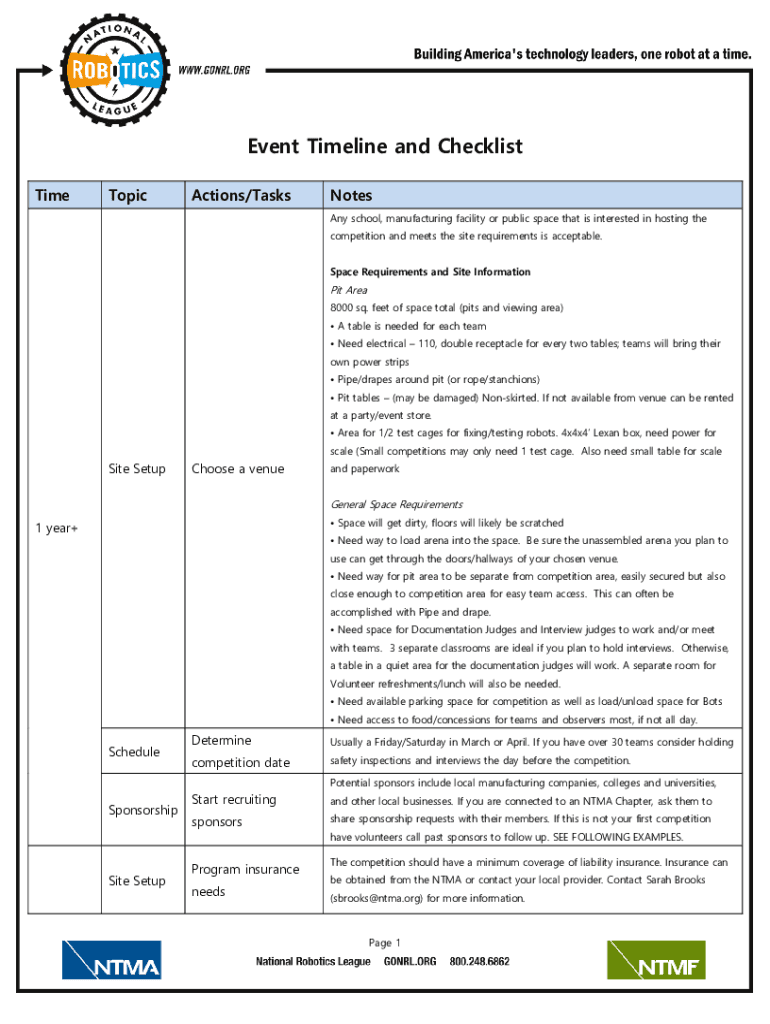 Fillable Online 8+ Event Timeline Templates - Free Sample, Example ...