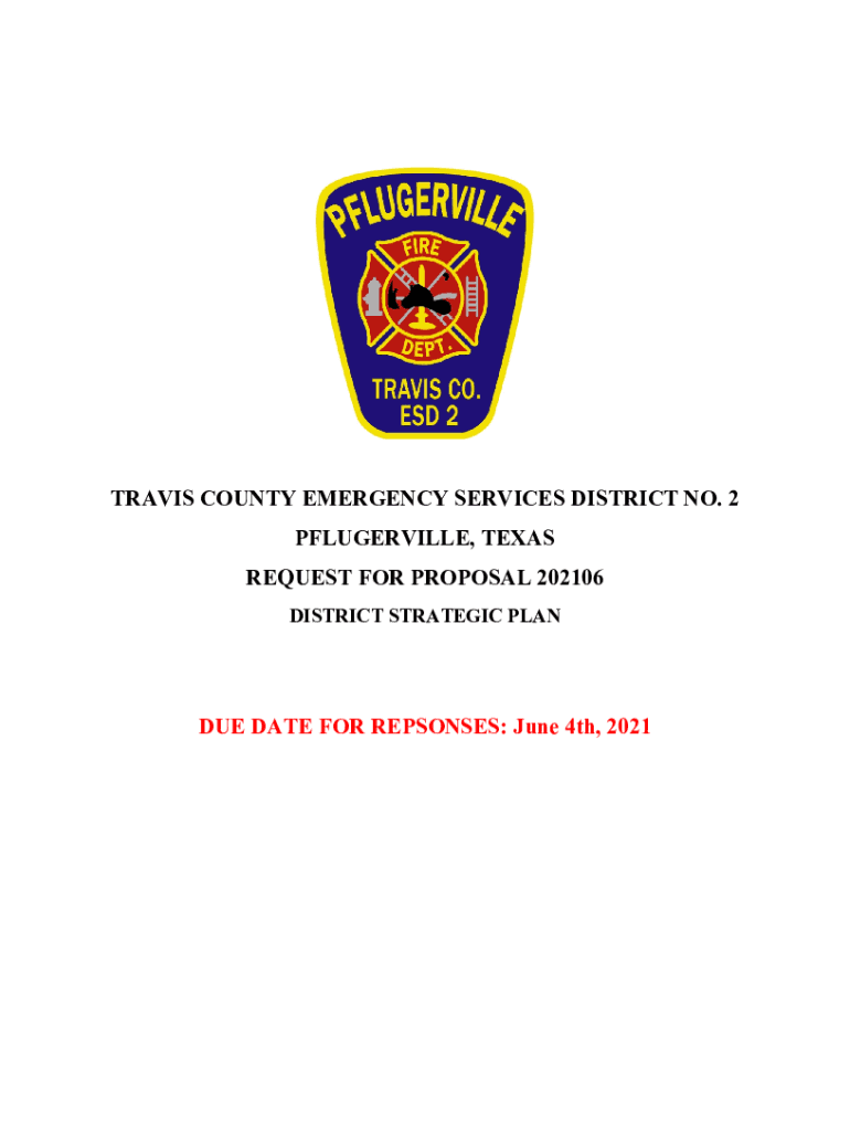 Fillable Online ServicesPflugerville Fire Department ESD 2 Fax Email ...