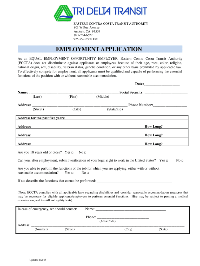 Fillable Online As an EQUAL EMPLOYMENT OPPORTUNITY EMPLOYER, Eastern ...