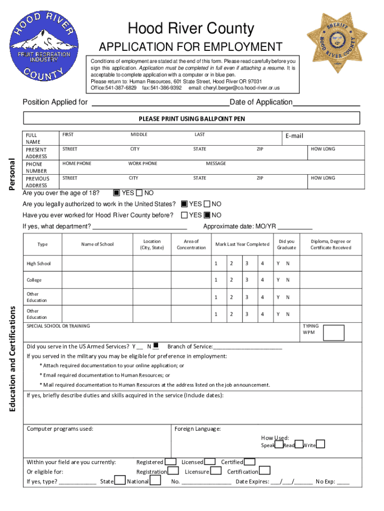Hoodrivercounty verticalsitesHood River County Employment Opportunity ...