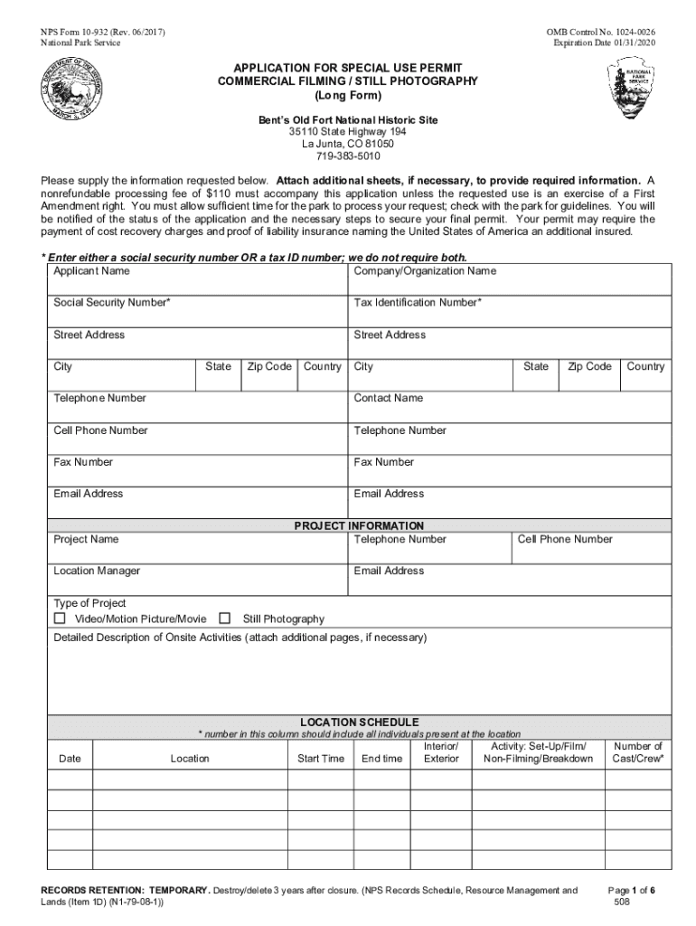 Fillable Online Fillable Online home nps NPS Form 10-932 Application ...