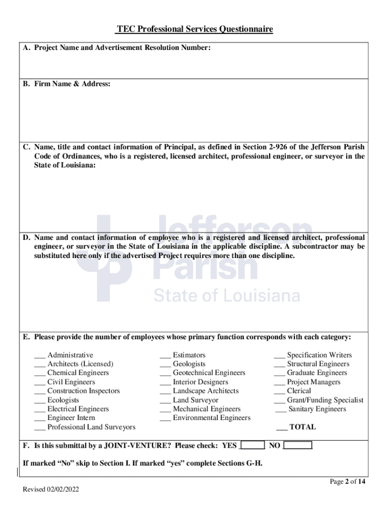 Fillable Online wwwprdcf.doa.louisiana.govosplapacPUBLIC NOTICE SOQ NO ...