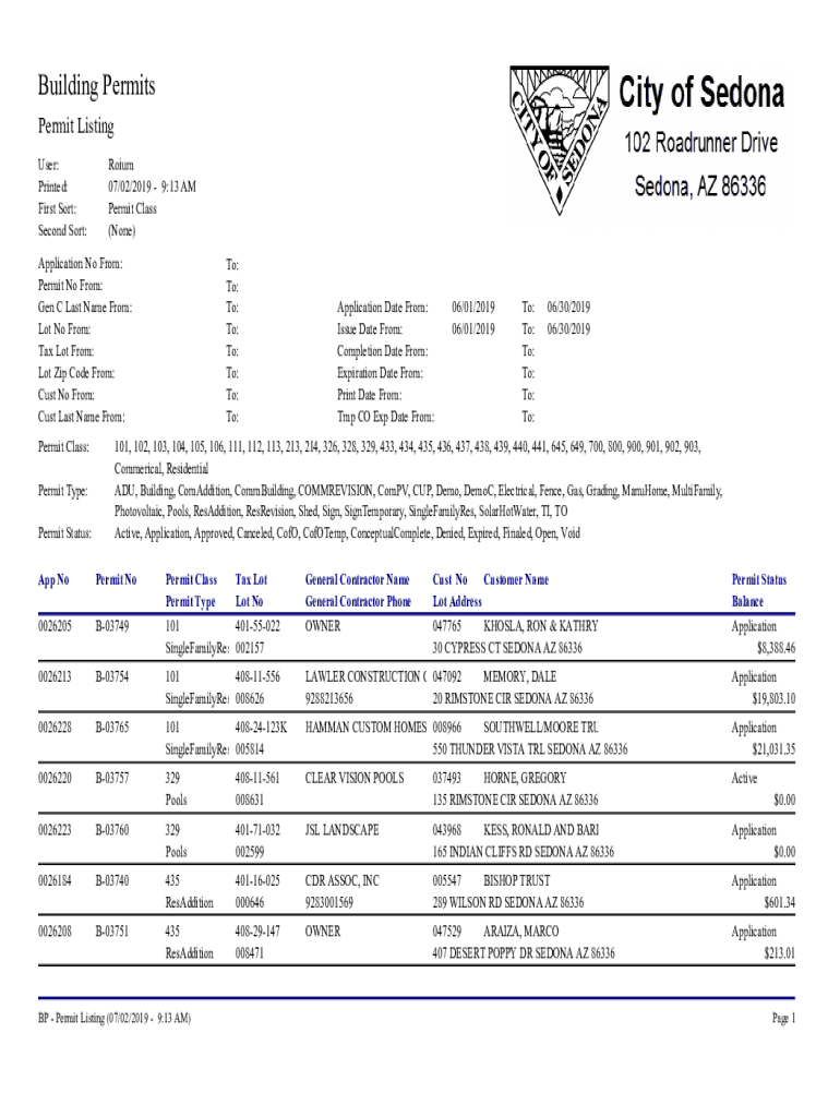 Fillable Online Service First Permits - National Permit Expediting and ...