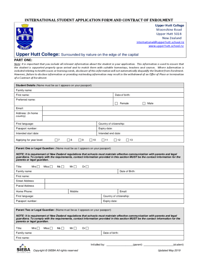 Fillable Online www.newlands.school.nzpdfs1-Application ...