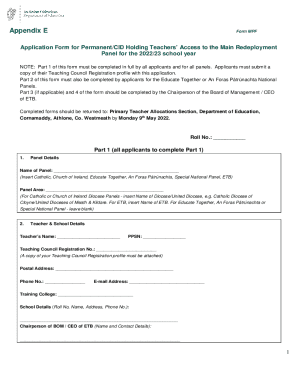 Fillable Online Appendix E Form MPF - Appendix E Form MPF Application Form for ... Fax Email ...