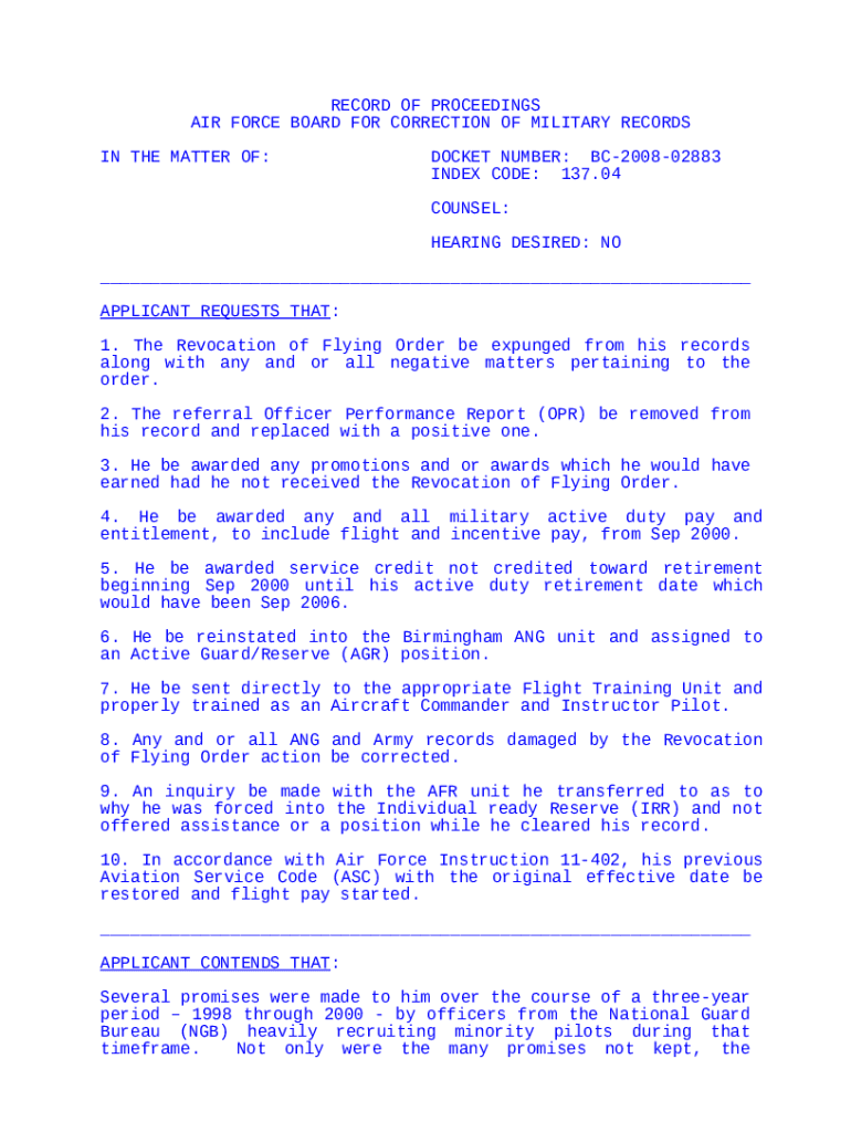 boards.law.af.mil AFBCMRCY2008Air Force Board for the Correction of ...