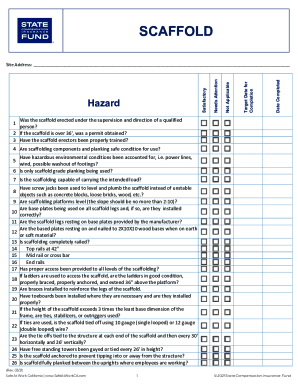 Fillable Online State Fund Safety Checklist Fax Email Print - pdfFiller