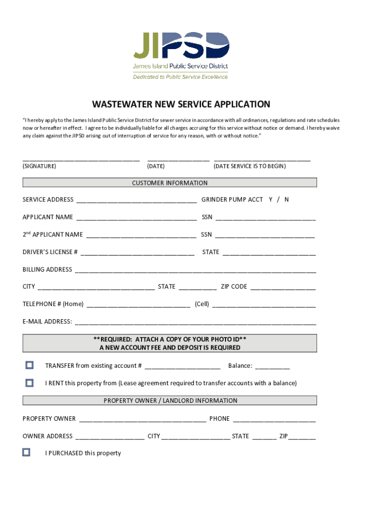 Fillable Online Fill - Free fillable Application for Trade Waste ...