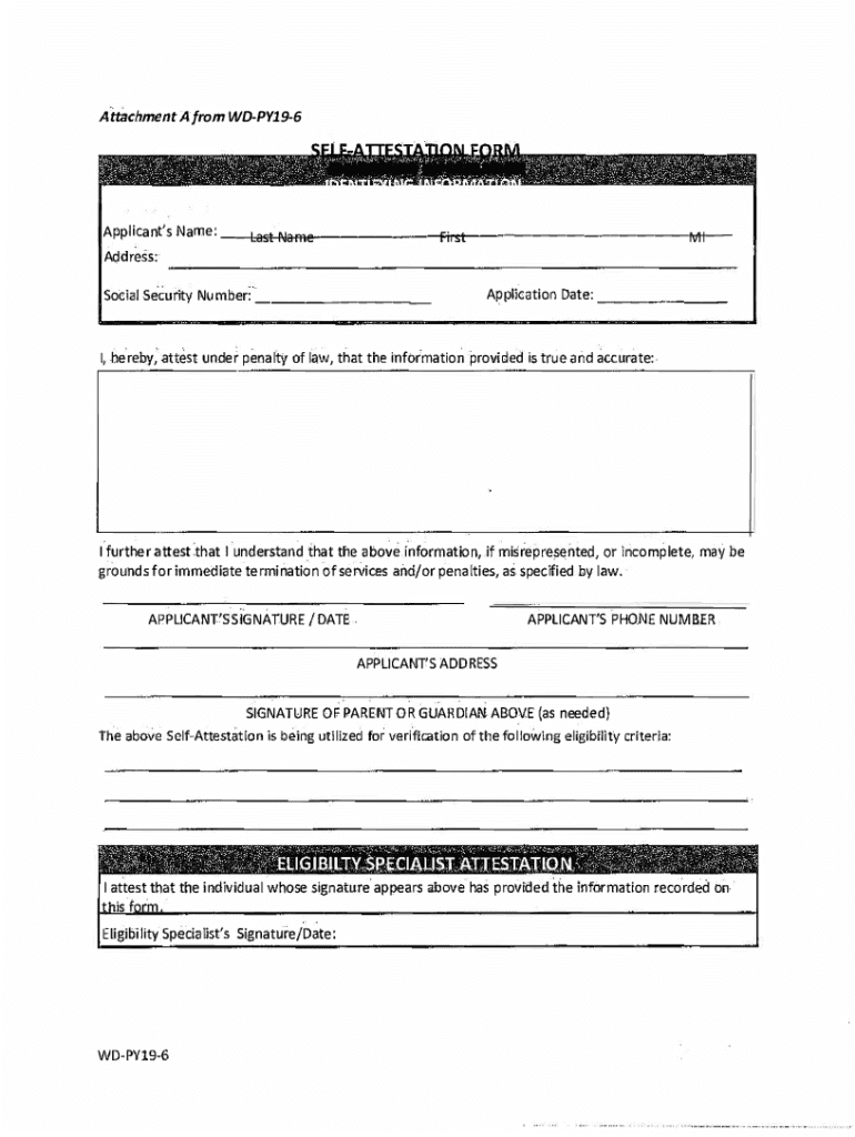 Fillable Online www.mass.govdocapplicant-statement-form-2ATTACHMENT I APPLICANT STATEMENT FORM ...
