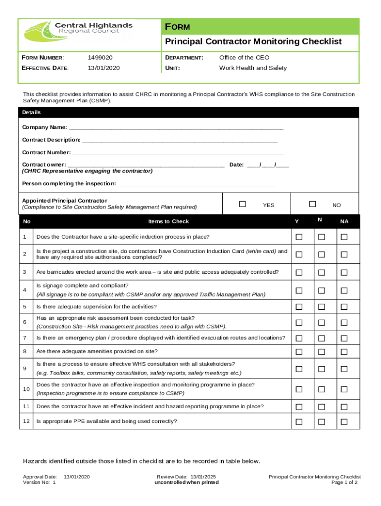 sitemate.comcontractor-management-checklistContractor Management ...
