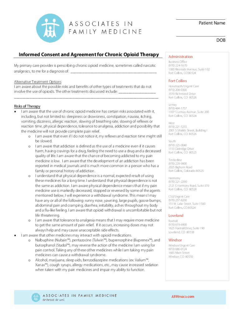 Fillable Online afmnoco.comwp-contentuploadsInformed Consent and ...